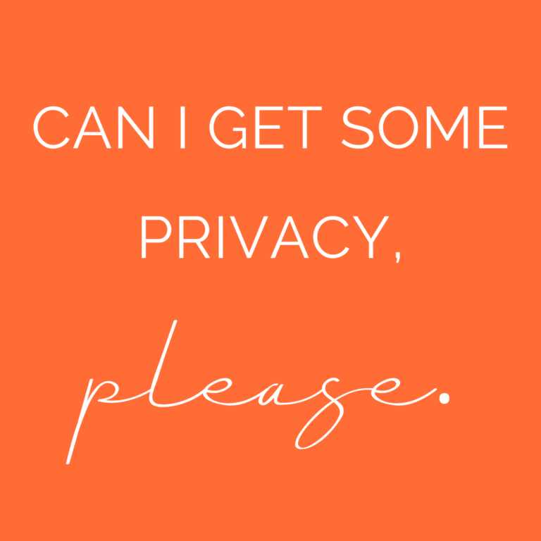 Can I get some privacy, please? - bookitbox TRAVEL